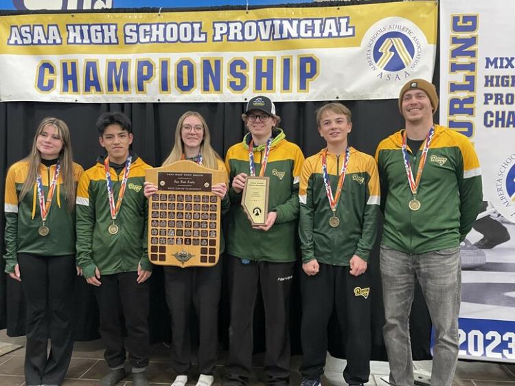 Lethbridge School Division - LCI mixed curling team wins gold medal in ...